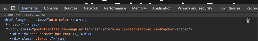 What is and Why is it at the Top of Every HTML Page?